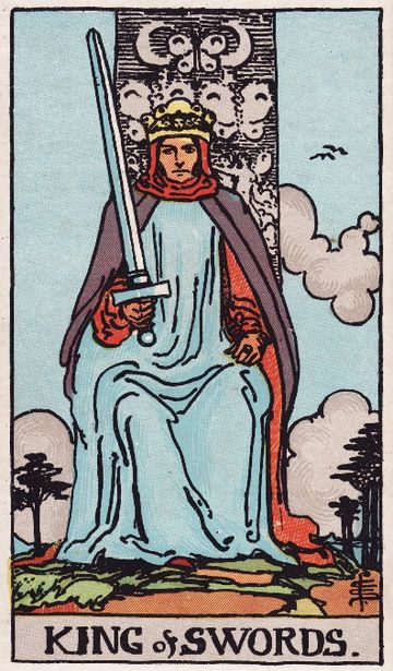 King of Swords Tarot Card Meaning (Minor Arcana)